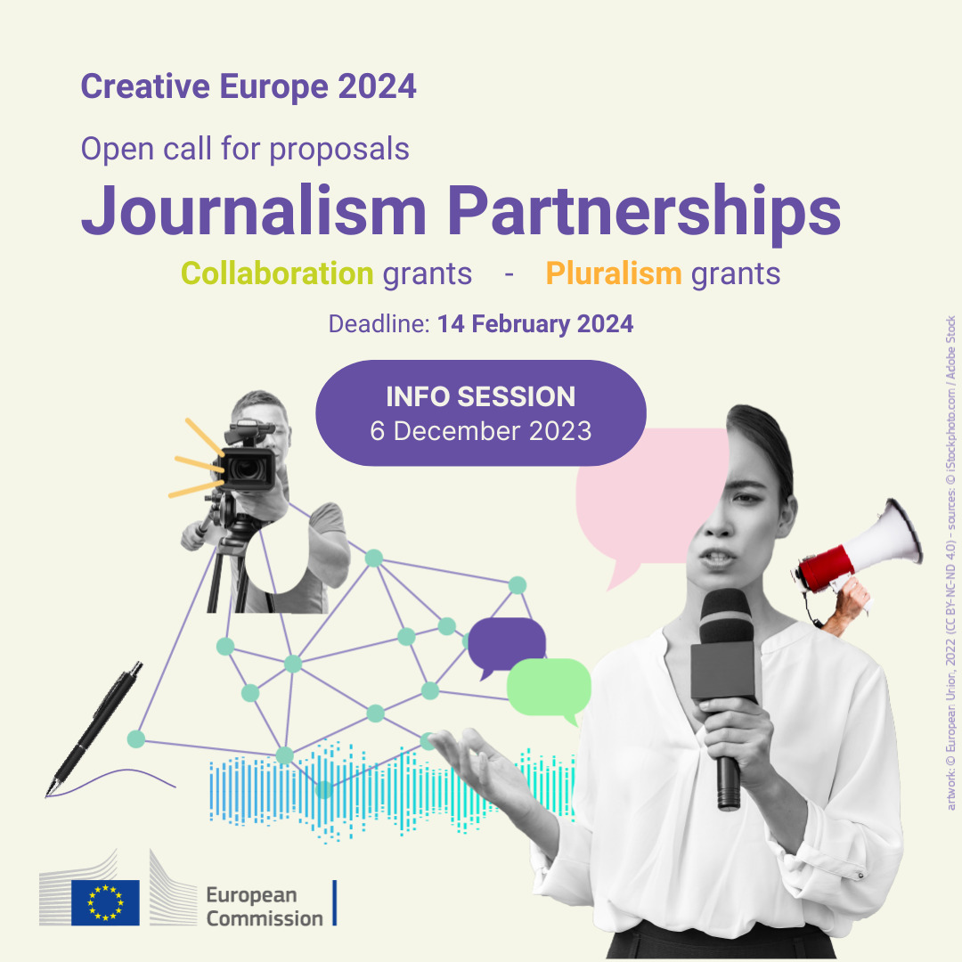 Online Info-Session Journalism Partnerships 2024 Call - Creative Europe