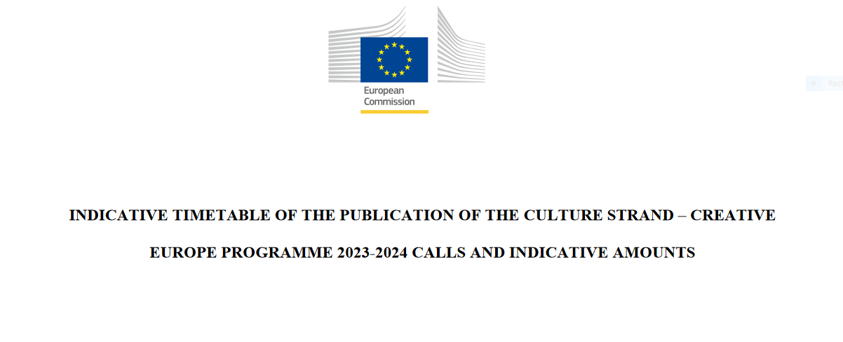 Indicative Timetable 2023-2024 Call Publication Culture Strand ...